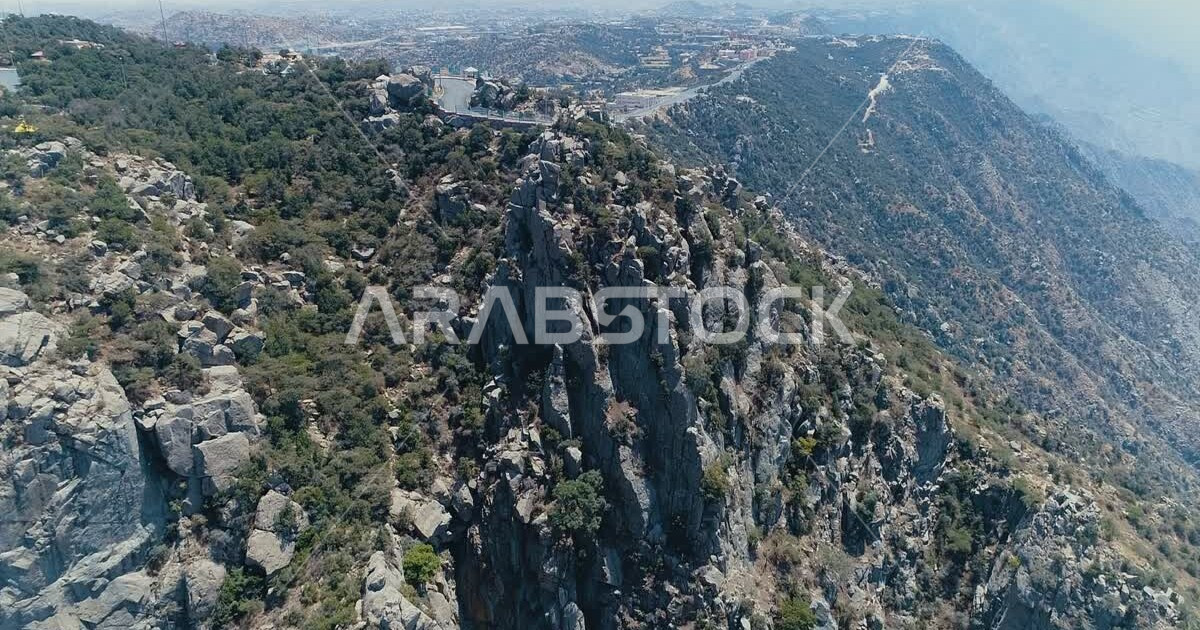 Nature in the city of Al-Namas in Asir region at Kingdom of Saudi ...