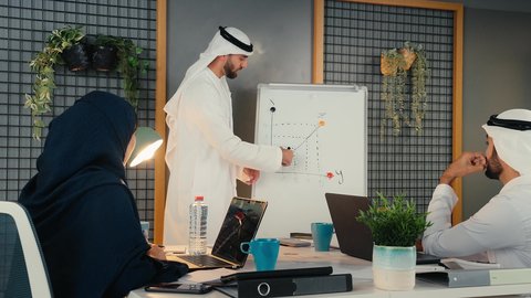 Understanding and cooperation among colleagues. A group of Emirati Gulf ...