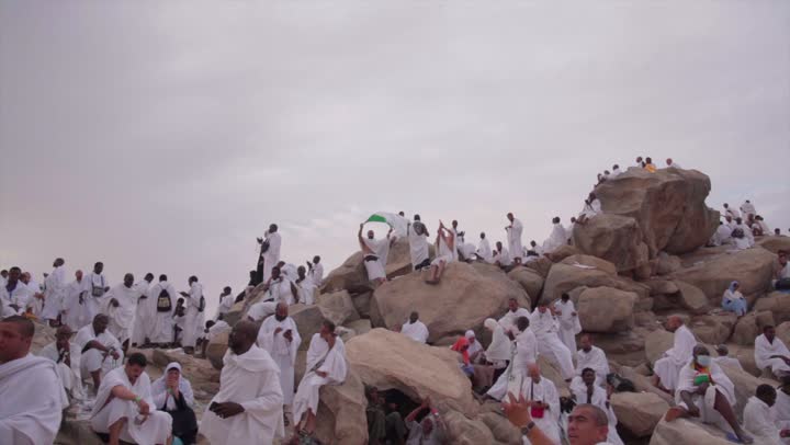 Performing the rituals of Hajj on the Day of Arafah, a destination for ...