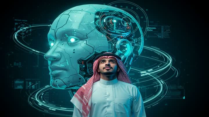 The concept of human-robot cooperation, Saudi Vision 2030, digital ...