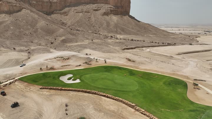 Qiddiya Golf Course in Saudi Arabia: Establishing stadiums ...