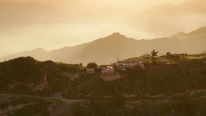 Tourism in Saudi Arabia. The beauty of breathtaking nature, cinematic ...