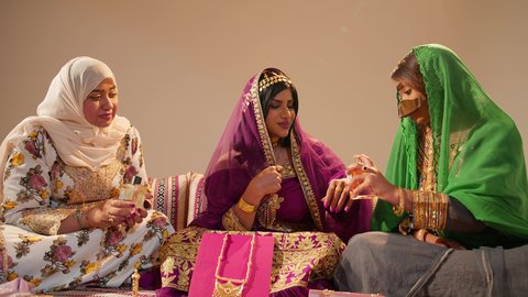 Inherited customs reflect the heritage and local culture in joyful ...