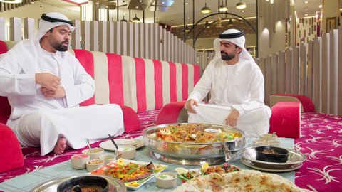 Restaurants and cafes in the UAE, a table filled with a diverse ...