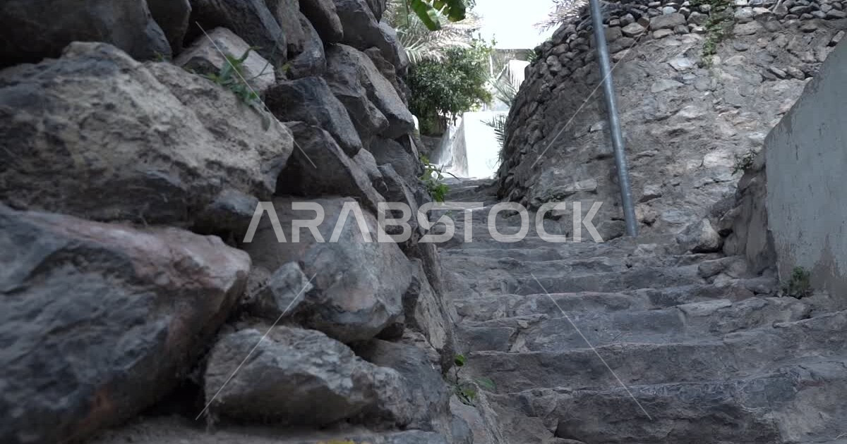 An ancient archaeological village in the Sultanate of Oman, ancient ...