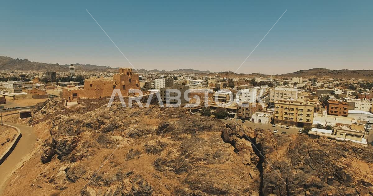 aerial view of the heritage of Hail, archaeological areas of Hail ...