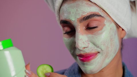 Using cosmetic ingredients and products, the concept of care and ...