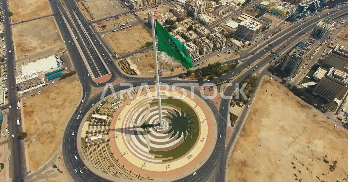 A beautiful view from the top of the city of Jeddah in the Kingdom of ...