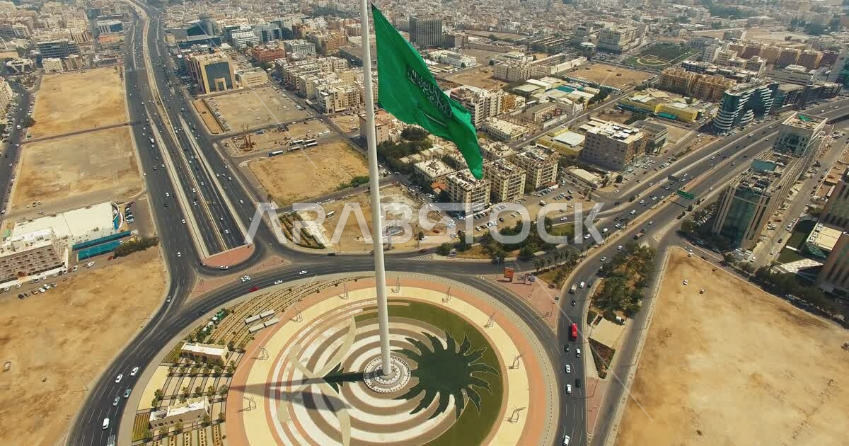 A beautiful view from the top of the city of Jeddah in the Kingdom of ...