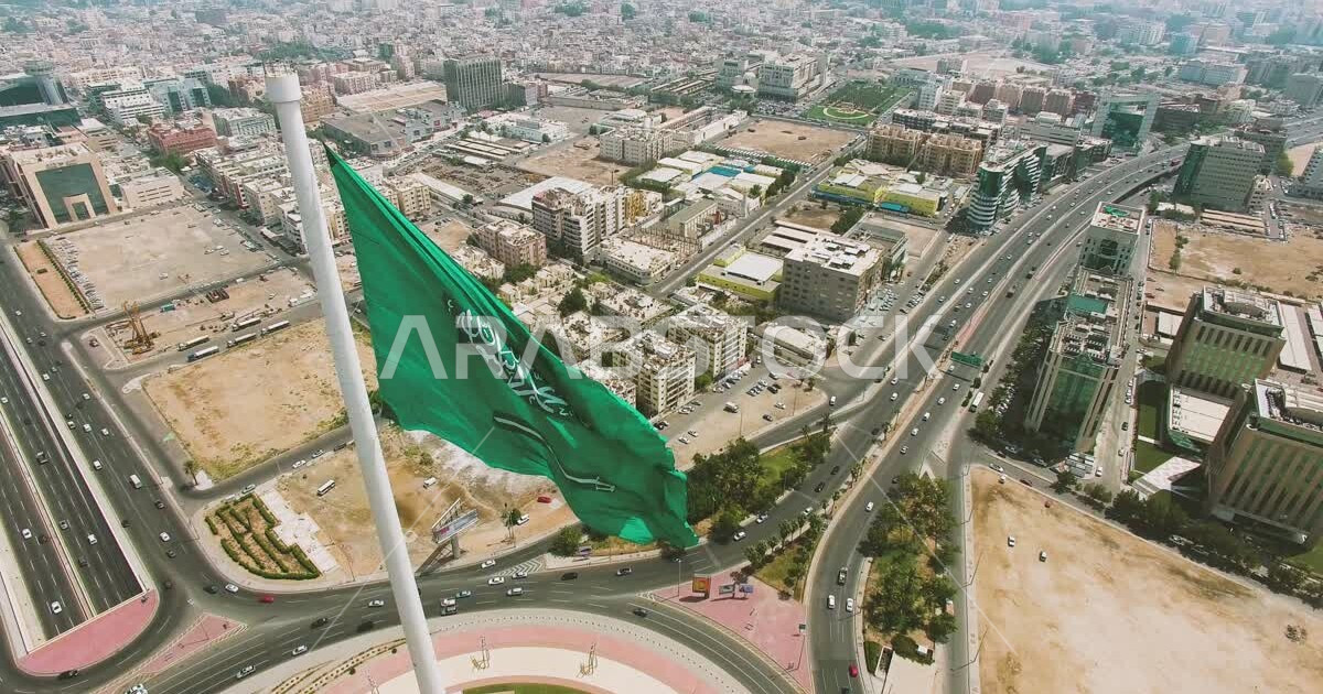 A beautiful view from the top of the city of Jeddah in the Kingdom of ...