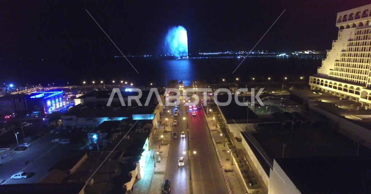 A beautiful view from the top of the city of Jeddah in the Kingdom of ...