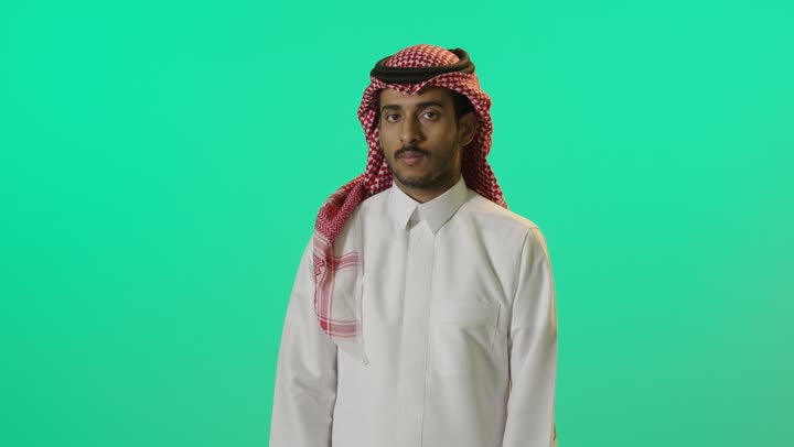 The concept of rejection and non-acceptance, a portrait of an Emirati ...