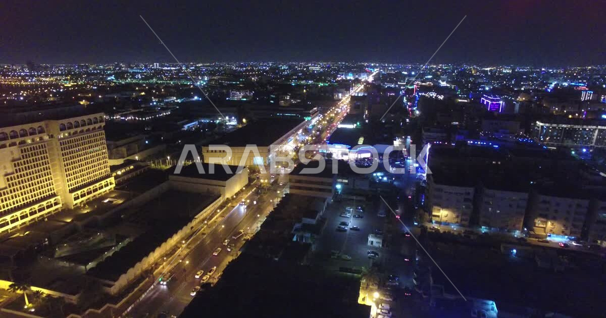 A beautiful view from the top of the city of Jeddah in the Kingdom of ...