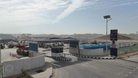 Specialized storage warehouses, an industrial facility for mixing ...