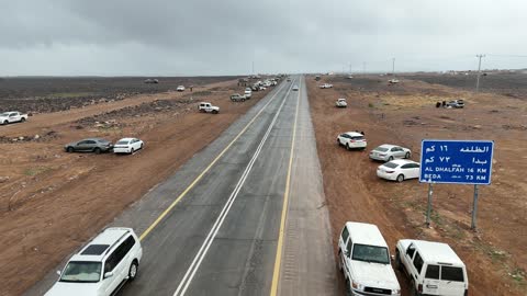 A drop in temperatures below zero, cold snowy weather, the Al-Hurra ...