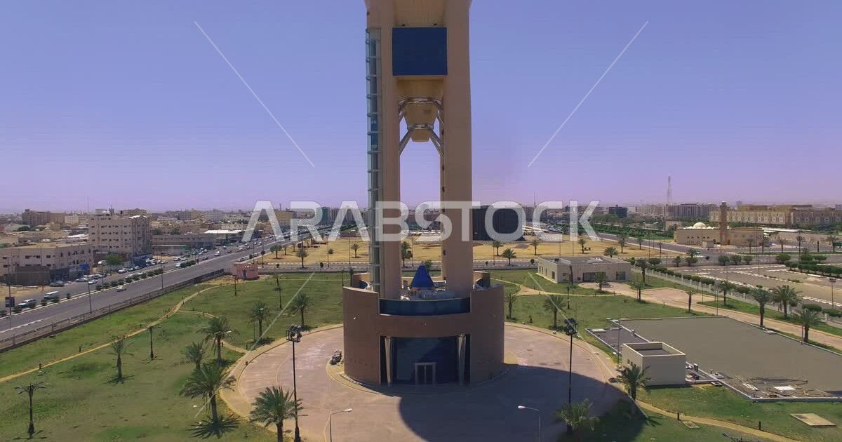 Aerial view of Tabuk Tower, Tabuk Tower in Saudi Arabia, Beauty of ...