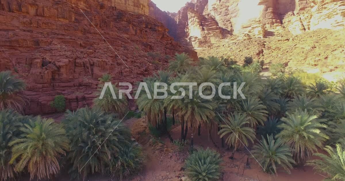 Aerial view of Tabuk mountains and nature, Tabuk topography in Saudi ...