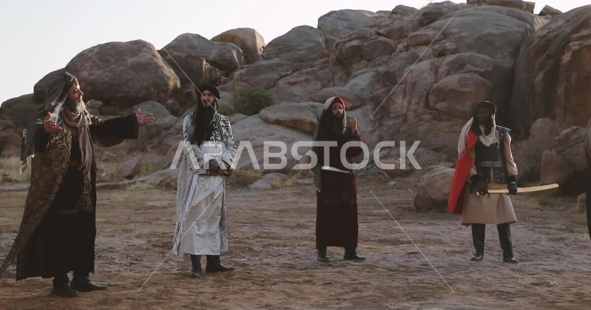 The annual Arab festival Souk Okaz historical in Taif, tourism in the ...