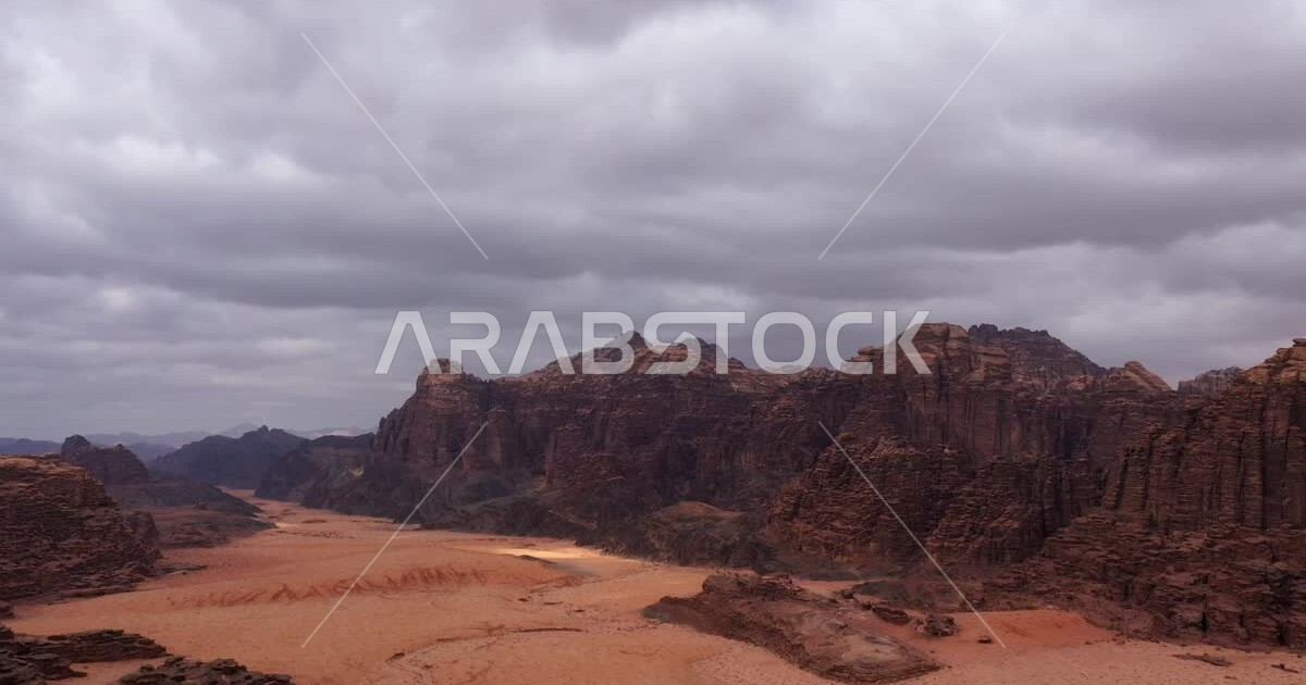 A picture of the rock formations in the Neom region, northwest of the ...