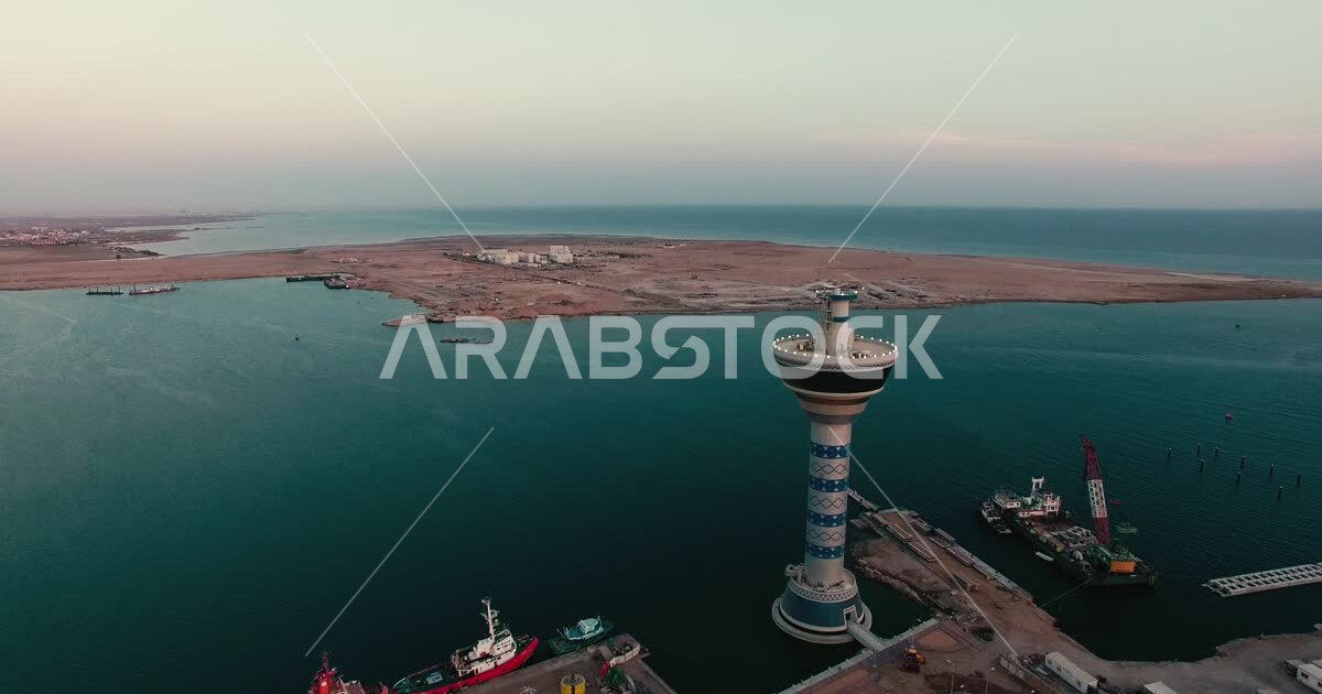 Aerial view of Yanbu city beaches, tourism in Yanbu, Beauty of Yanbu ...