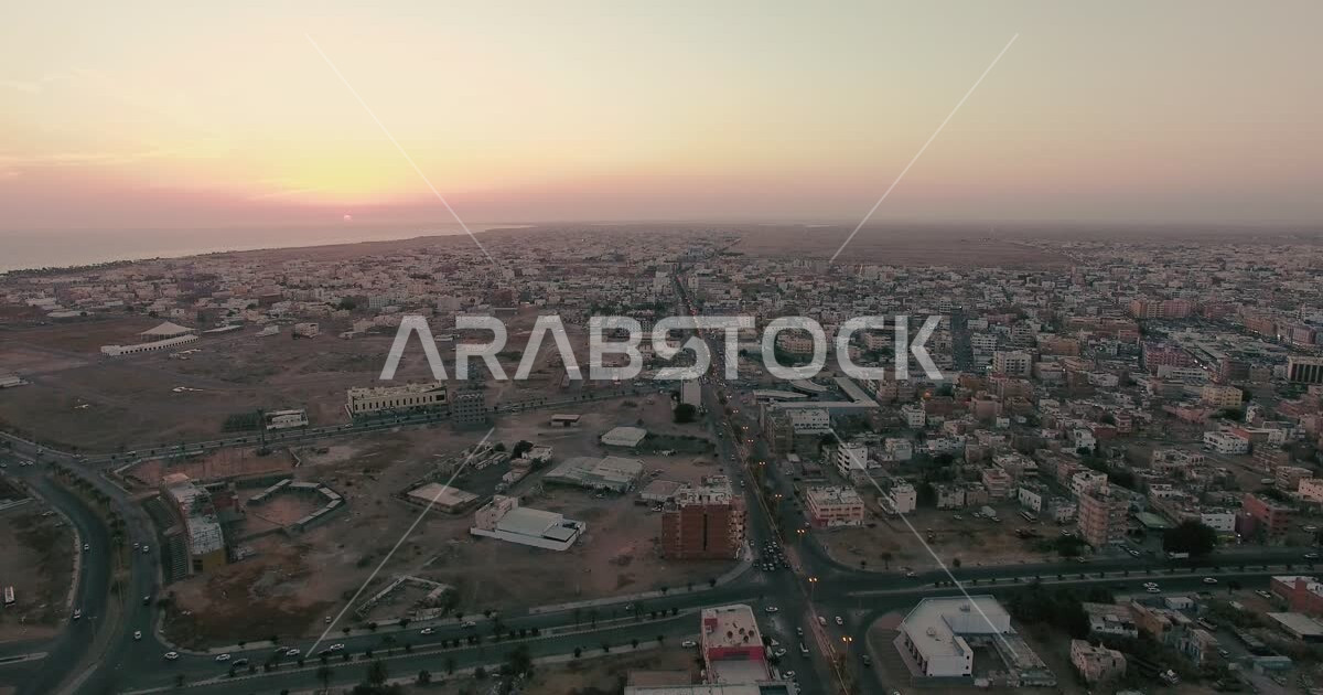 Aerial view of buildings and buildings in Yanbu, Saudi Arabia - Yanbu ...
