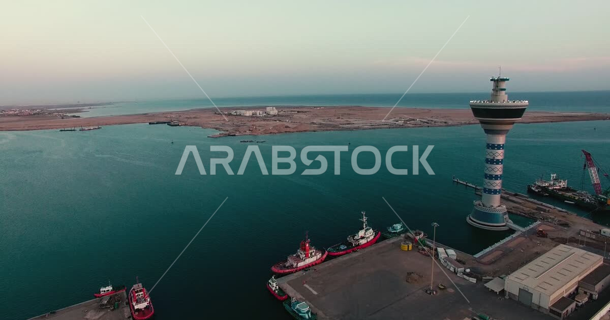 Aerial view of Yanbu city beaches, tourism in Yanbu, Beauty of Yanbu ...