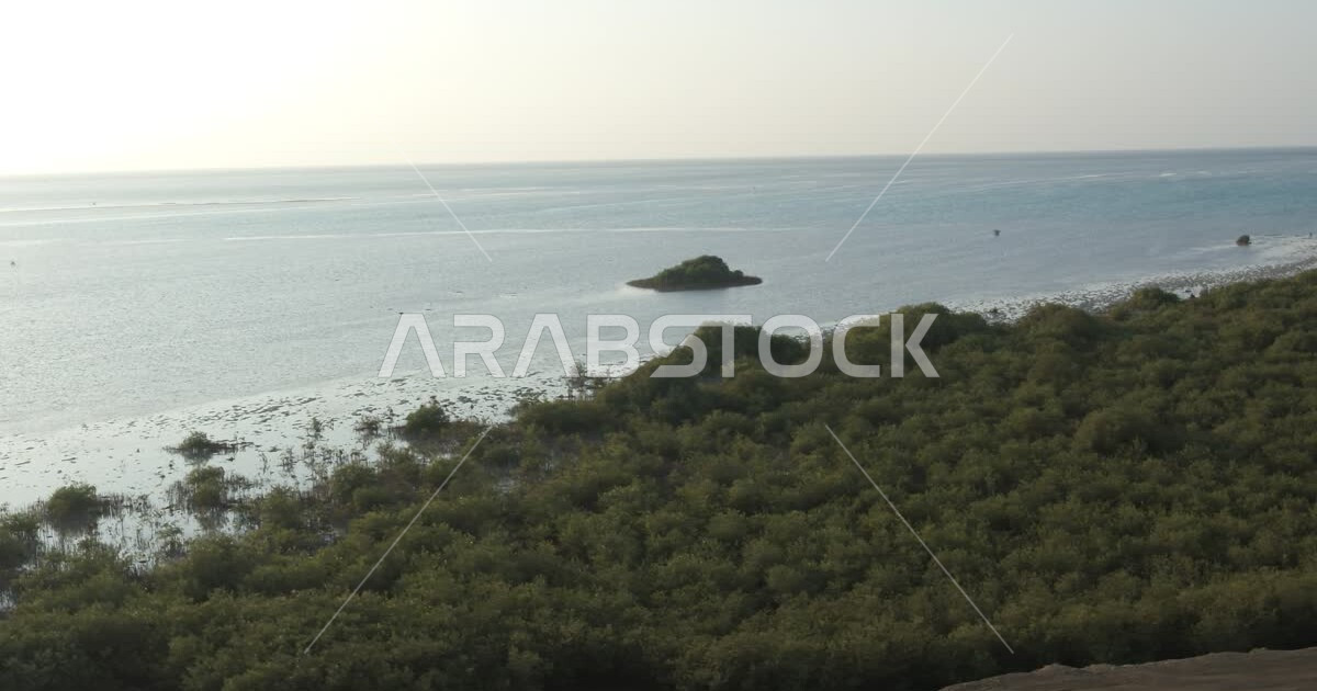 Drone photography of the islands in the Kingdom of Saudi Arabia, the ...