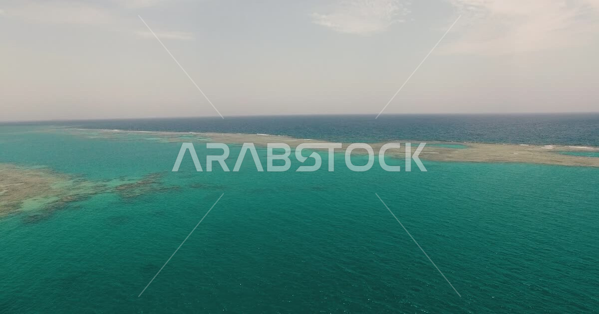 Aerial view of Yanbu city beaches, tourism in Yanbu, Beauty of Yanbu ...