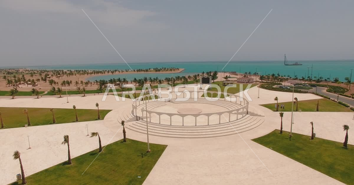 Aerial view of Yanbu city beaches, tourism in Yanbu, Beauty of Yanbu ...