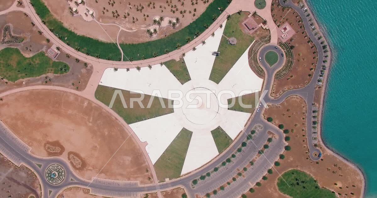 Aerial view of Yanbu city beaches, tourism in Yanbu, Beauty of Yanbu ...