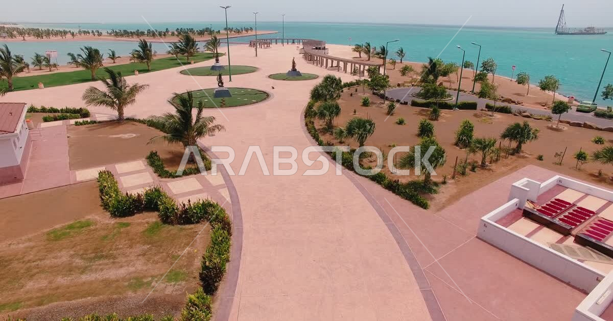 Aerial view of Yanbu city beaches, tourism in Yanbu, Beauty of Yanbu ...