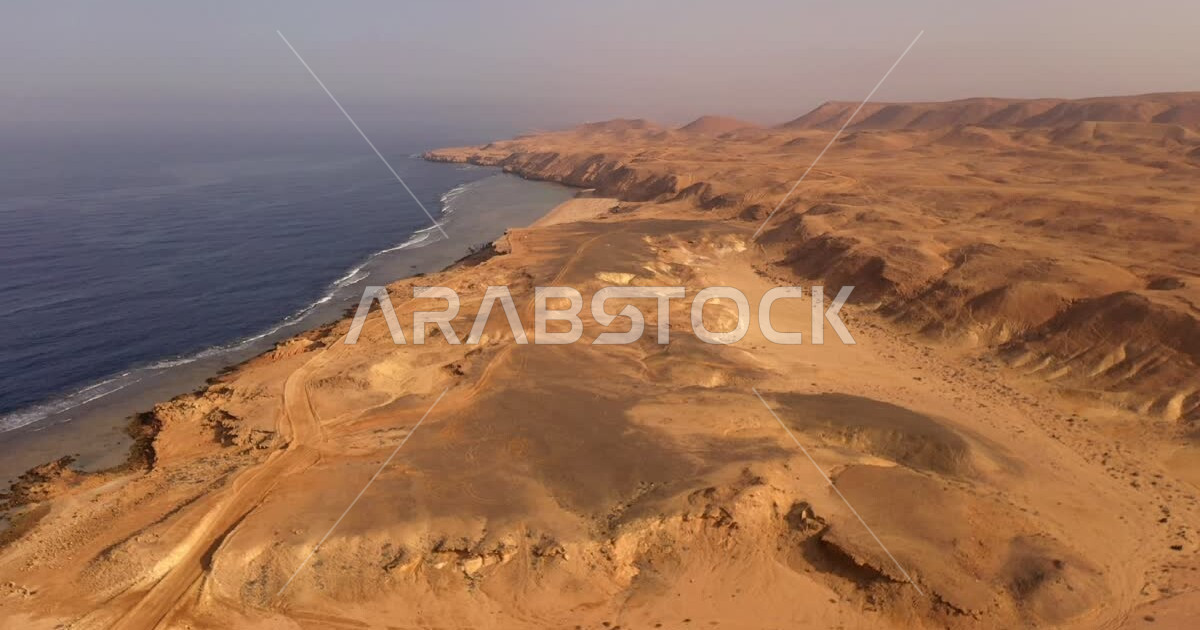 A video from the top of the Amala beaches in Al Wajh Governorate in the ...