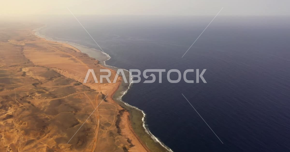A video from the top of the Amala beaches in Al Wajh Governorate in the ...