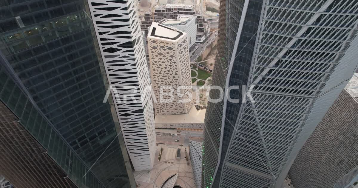 A view from the top of the King Abdullah Financial District (CAFD) in ...
