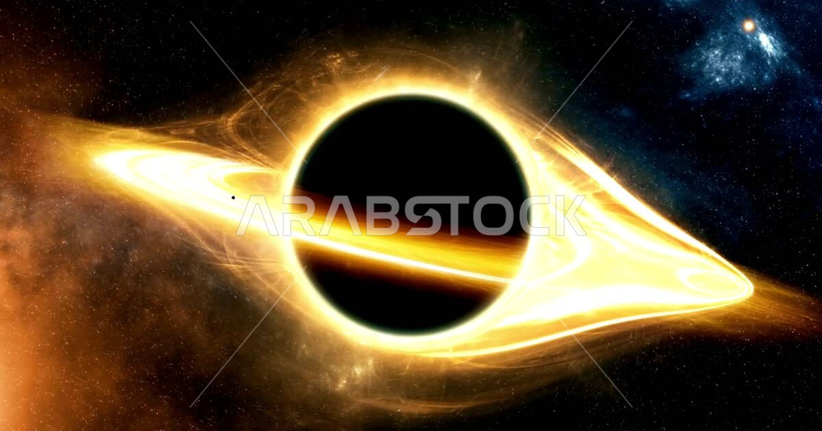 Creative illustration of outer space, luminous star movement in the sky ...