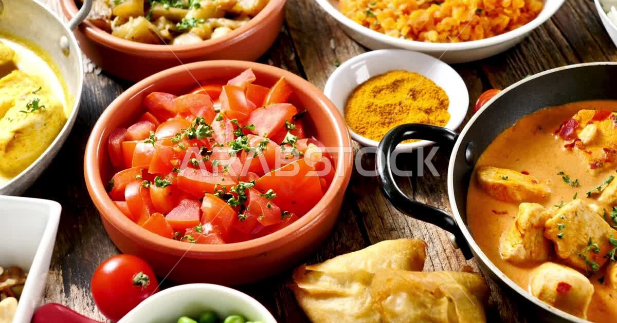 Delicious food trip for different types of food, Arabic cuisine ...