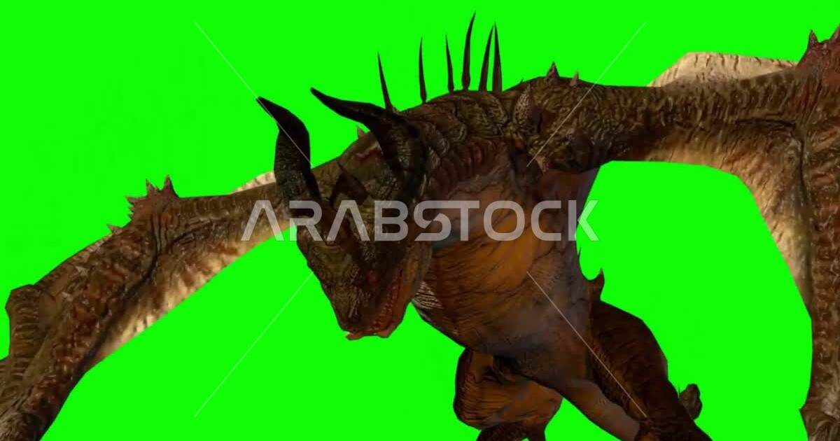 3D Dragon Chroma, Graphic Design, Sci-Fi, Dragon Monster, 3D Motion ...