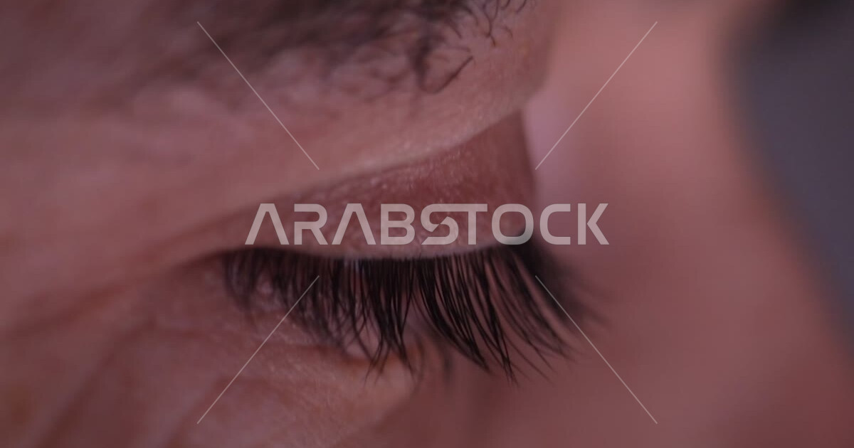 Close-up photography of a young Saudi Gulf male, Arab eyes. Arab Eye ...