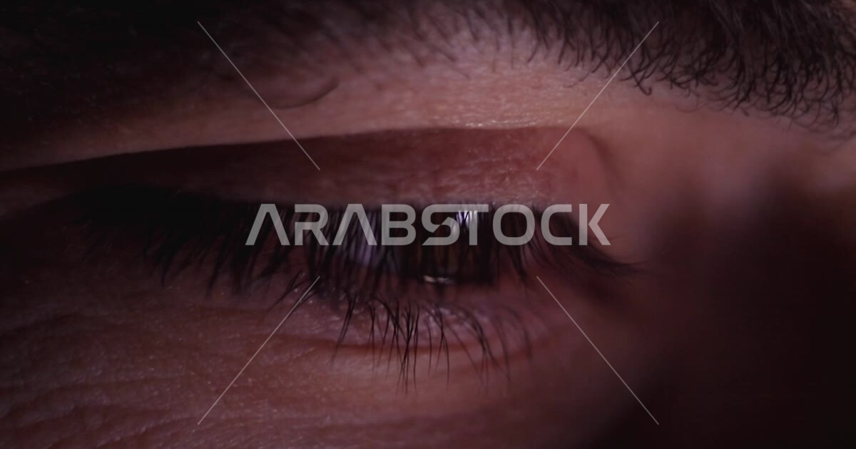 Close-up photography of a young Saudi Gulf male, Arab eyes. Arab Eye ...