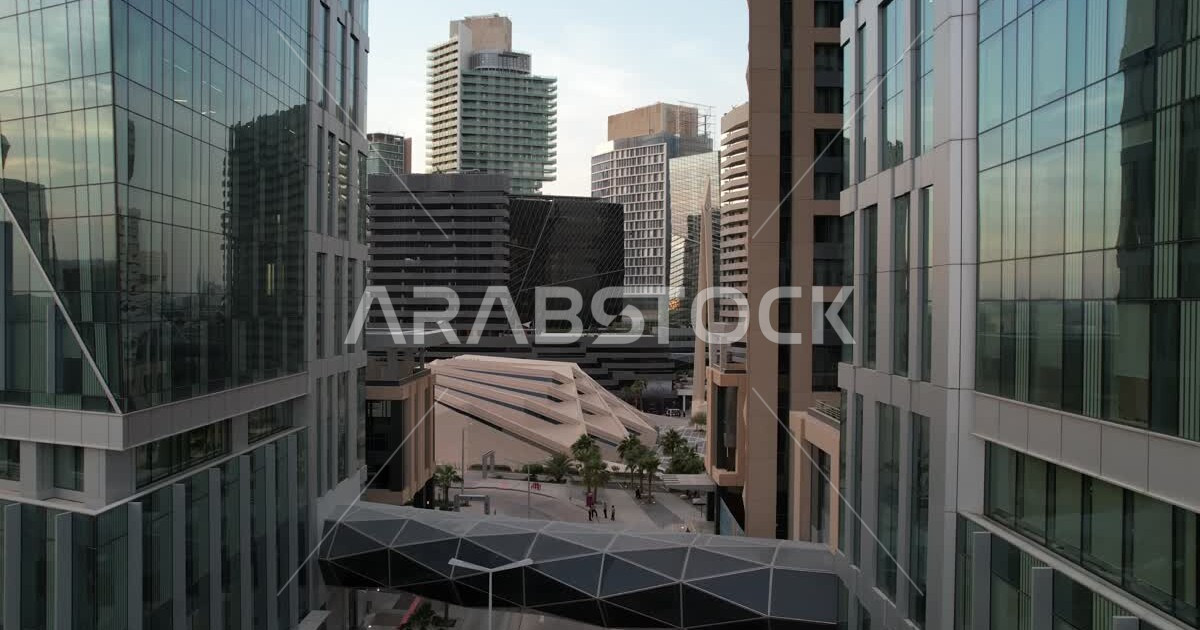 Creative depiction of the towers of the King Abdullah Financial ...