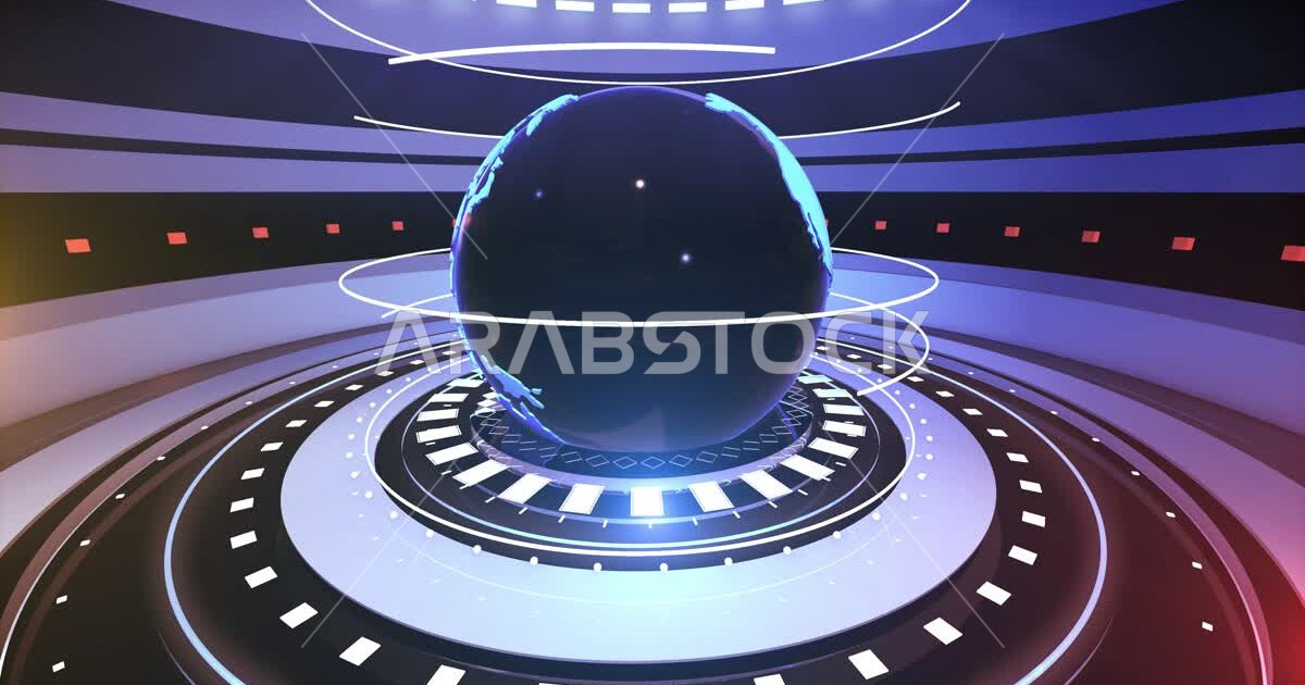 Intro template breaking news editorial, using graphic technology to ...