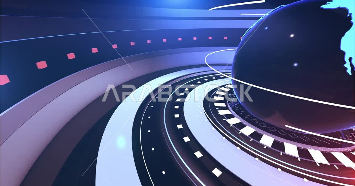 Intro template breaking news editorial, using graphic technology to ...