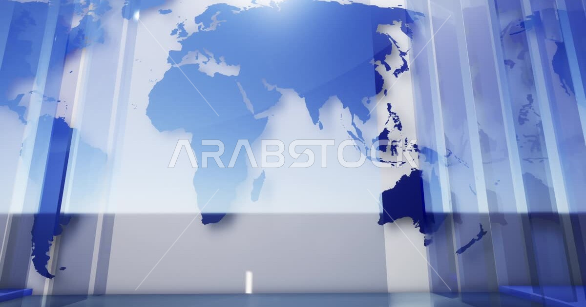 Newsletter intro template, using graphic technology to present news ...