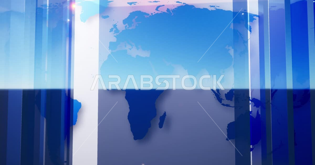 Newsletter intro template, using graphic technology to present news ...