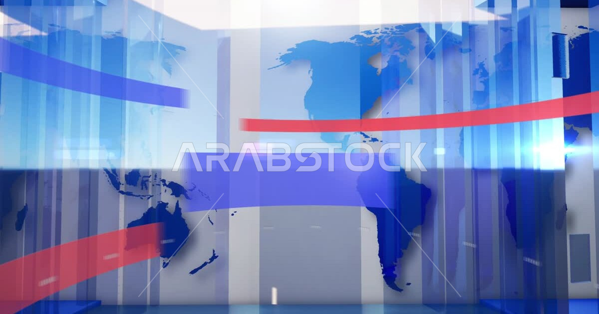 Newsletter intro template, using graphic technology to present news ...