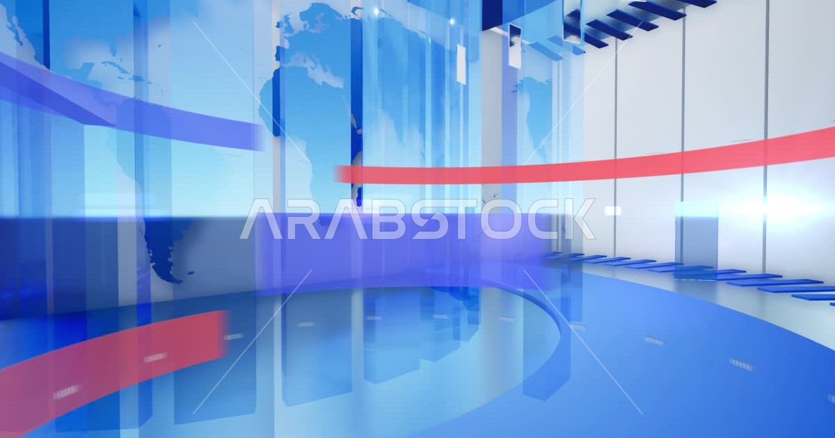 Newsletter intro template, using graphic technology to present news ...