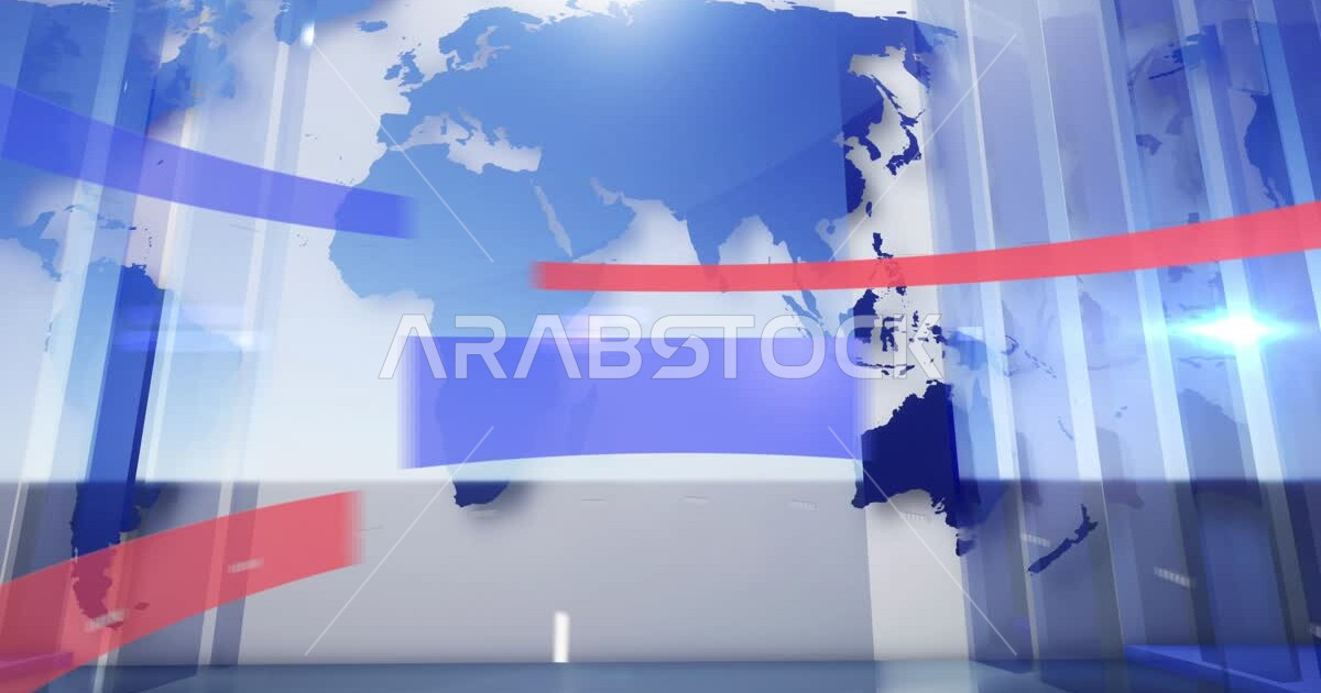 Newsletter intro template, using graphic technology to present news ...