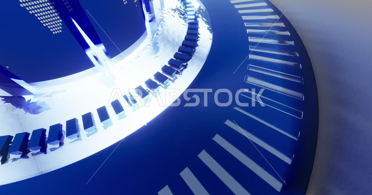 Newsletter intro template, using graphic technology to present news ...