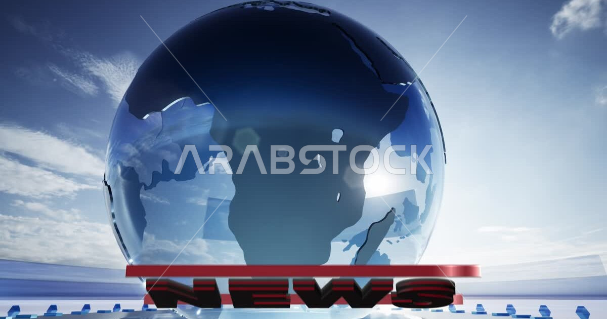 Newsletter intro template, using graphic technology to present news ...