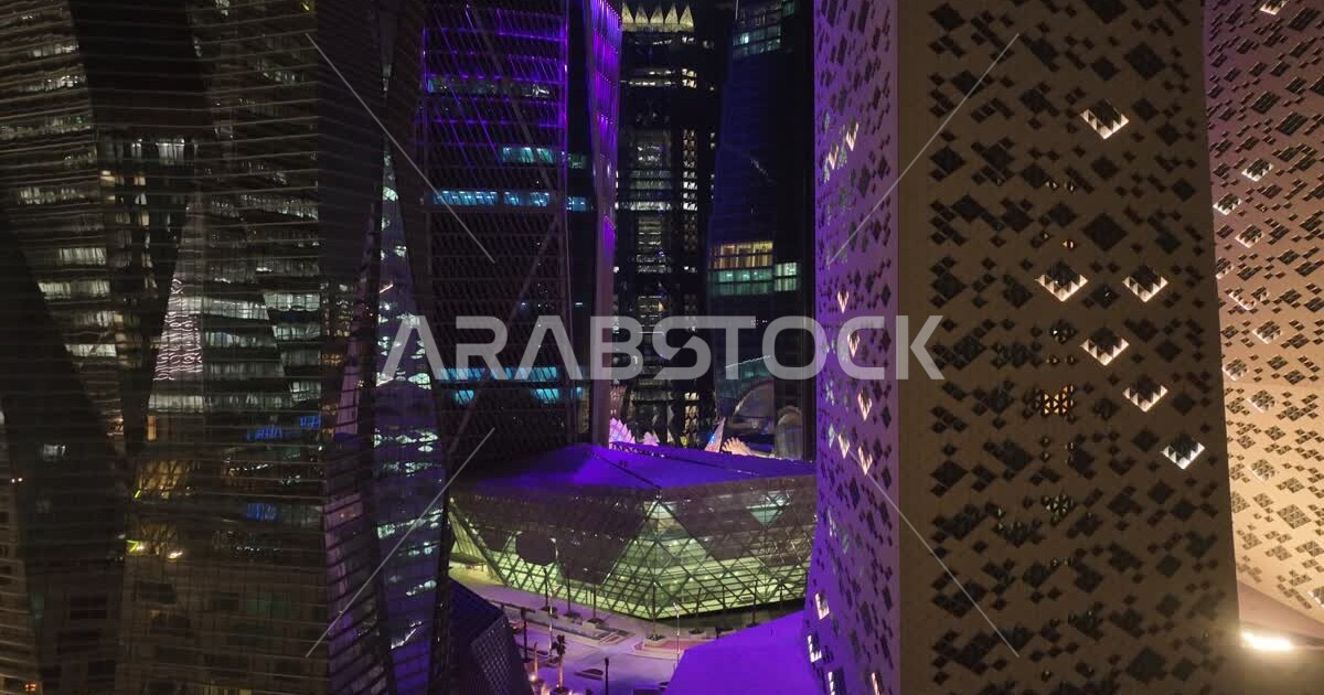 Creative depiction of the towers of the King Abdullah Financial ...